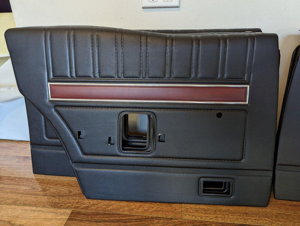Ford Falcon XY GT or Fairmont Rear Door Trims Metal Tops Repro Interior ...
