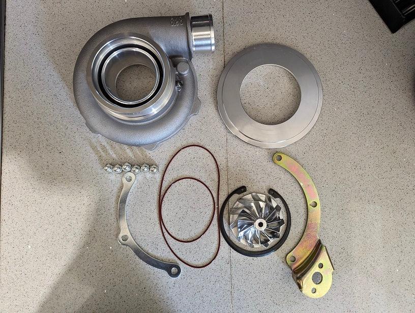 GTX3576R Compressor housing kit upgrade AR60 BA BF FG XR6T G6ET Ford B ...