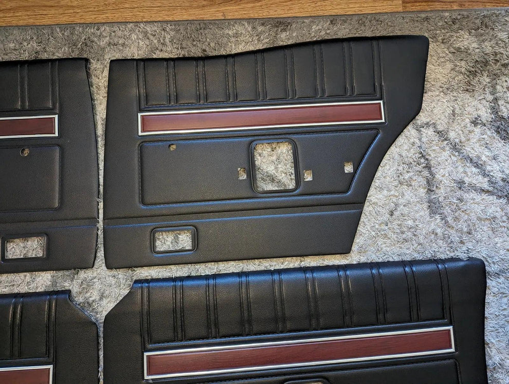Ford Falcon XY GT or Fairmont Door Trim Set Metal Tops Repro Interior ...