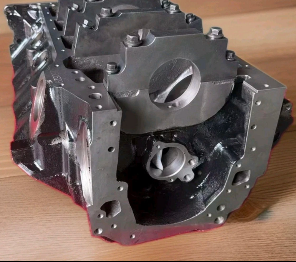 351 Cleveland Engine Block 4.000 bore 9.2 deck height 4 bolt mains ...